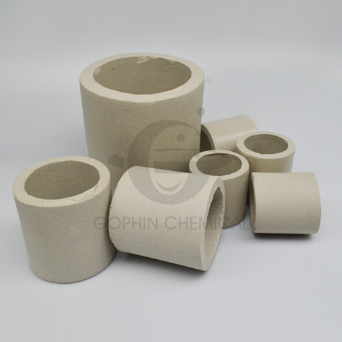 Ceramic Raschig Ring Drying Column, Scrubber Packing, Cooling Tower Packing